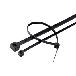 Zwarte kabelbinders | Tiewraps | 30 cm lang